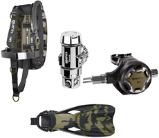 Mares XR Tactical Backmount Wing Set Duikwereld